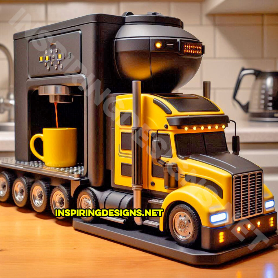 These Semi-Truck Coffee Makers Are a Must-Have for Truck Lovers