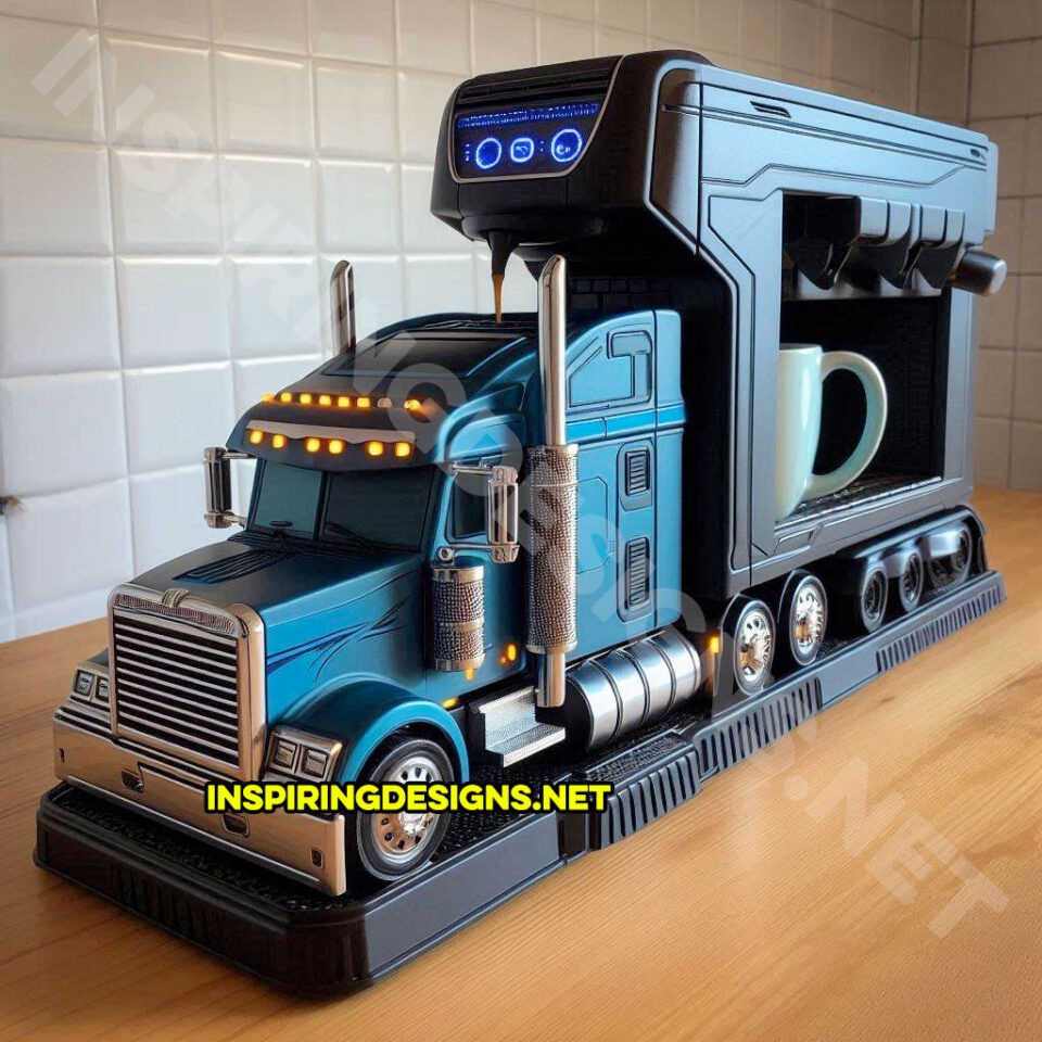 These Semi-Truck Coffee Makers Are a Must-Have for Truck Lovers