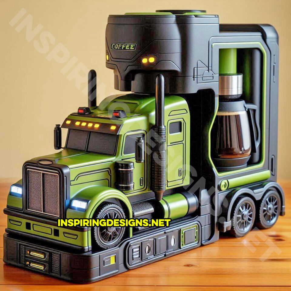 These Semi-Truck Coffee Makers Are a Must-Have for Truck Lovers