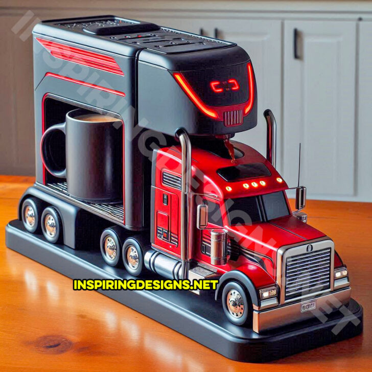 These Semi-Truck Coffee Makers Are a Must-Have for Truck Lovers