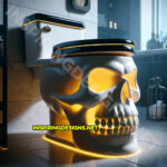 These Skull Shaped Toilets Are a Creepy Cool Addition to Any Bathroom