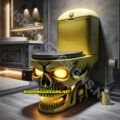 These Skull Shaped Toilets Are a Creepy Cool Addition to Any Bathroom