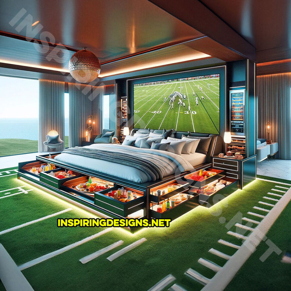 Giant TV Beds: Snack, Relax, and Watch Your Favorite Sports in Bed