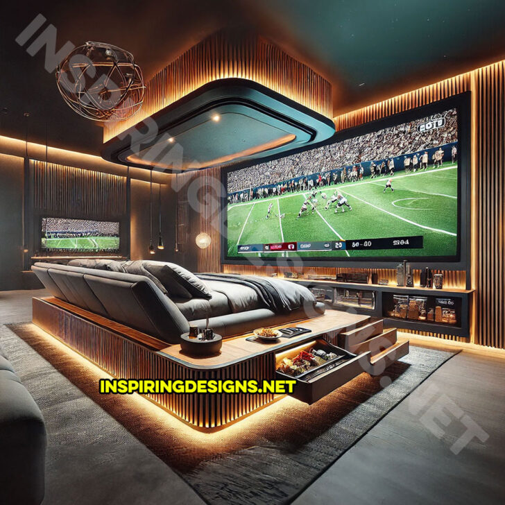 Giant TV Beds: Snack, Relax, and Watch Your Favorite Sports in Bed