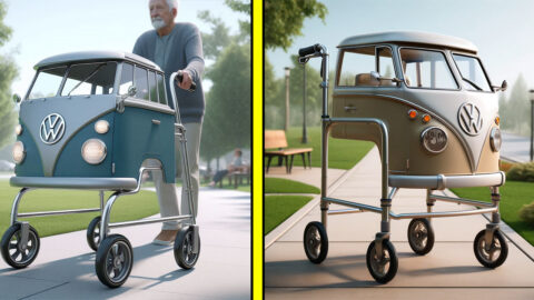 These Volkswagen Bus Walkers Make Mobility Fun and Stylish