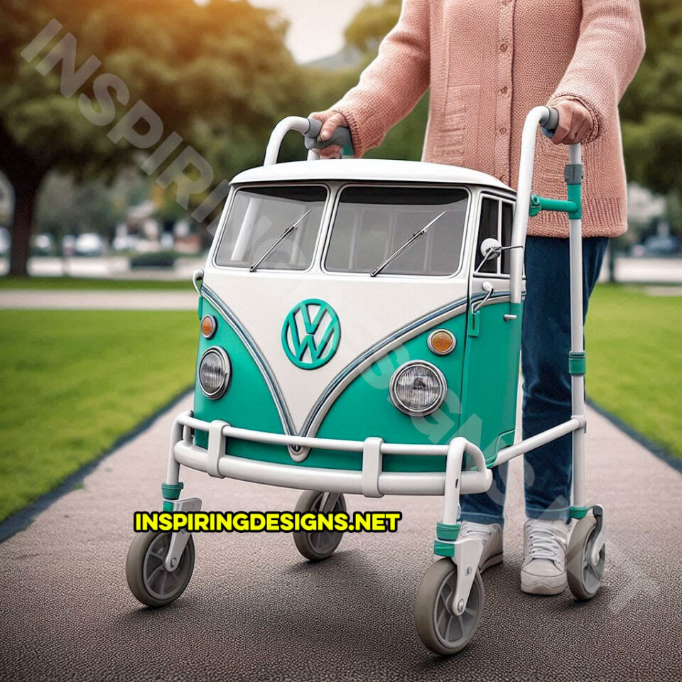 These Volkswagen Bus Walkers Make Mobility Fun and Stylish