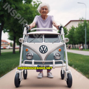Volkswagen Bus Walkers: Retro VW Microbus Style Walkers With Seat or ...