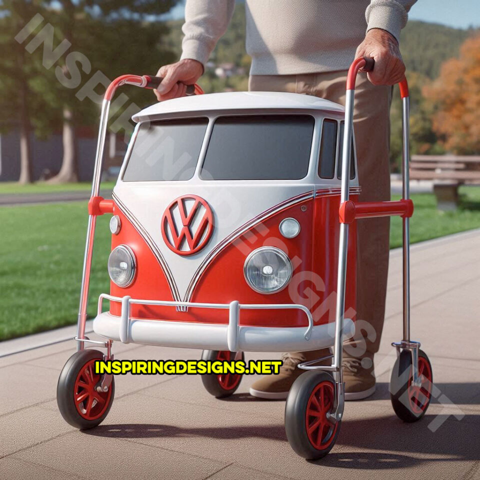 These Volkswagen Bus Walkers Make Mobility Fun and Stylish