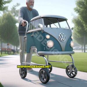Volkswagen Bus Walkers: Retro VW Microbus Style Walkers With Seat or ...