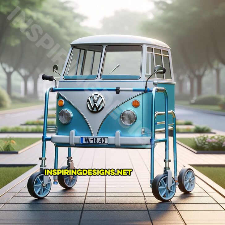 These Volkswagen Bus Walkers Make Mobility Fun and Stylish