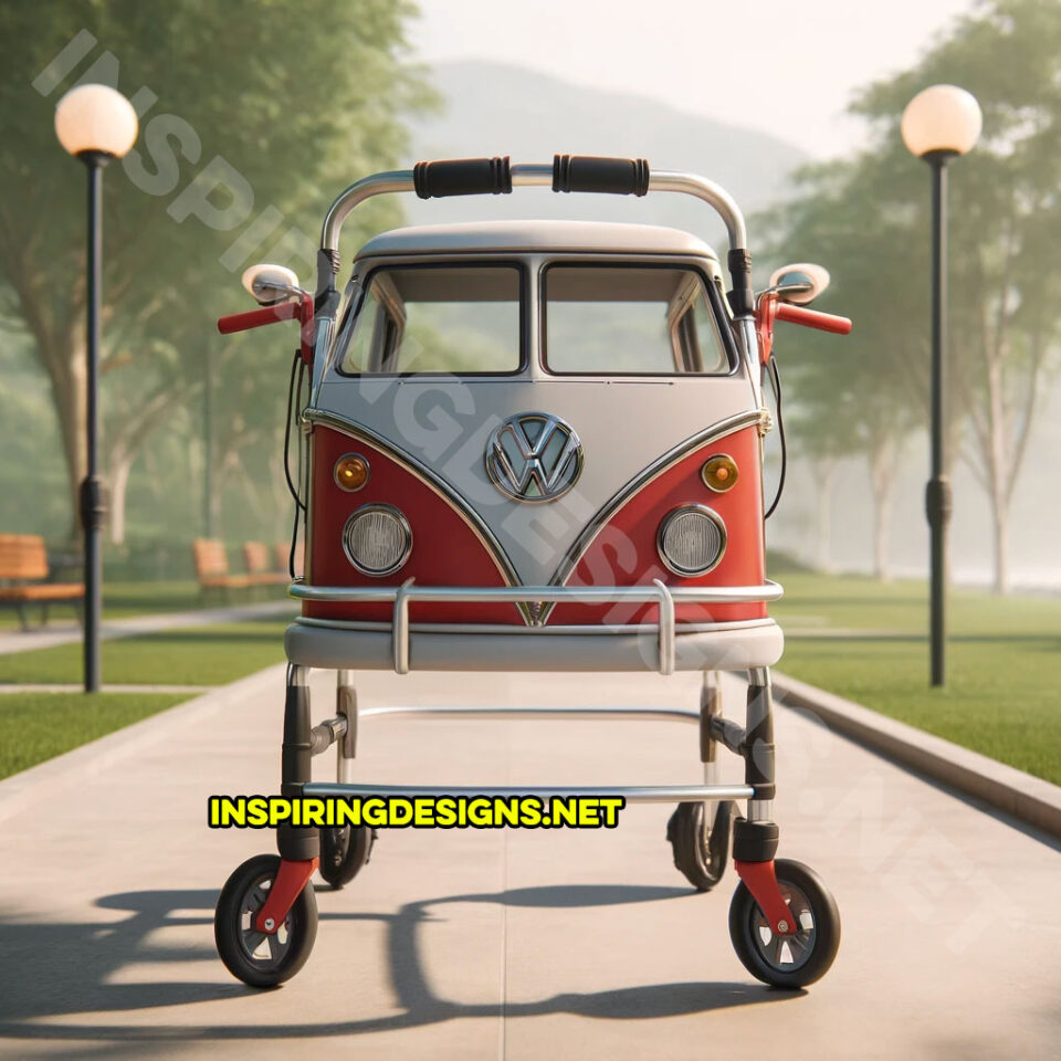These Volkswagen Bus Walkers Make Mobility Fun and Stylish