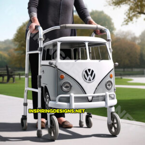 Volkswagen Bus Walkers: Retro VW Microbus Style Walkers With Seat or ...