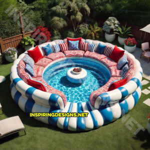 These Giant Sofa Shaped Inflatable Pools Are the Ultimate Summer Must-Have