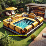 These Giant Sofa Shaped Inflatable Pools Are the Ultimate Summer Must-Have
