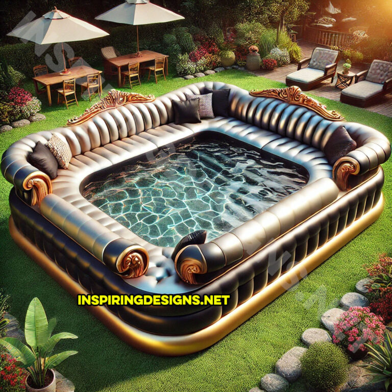 These Giant Sofa Shaped Inflatable Pools Are the Ultimate Summer Must-Have