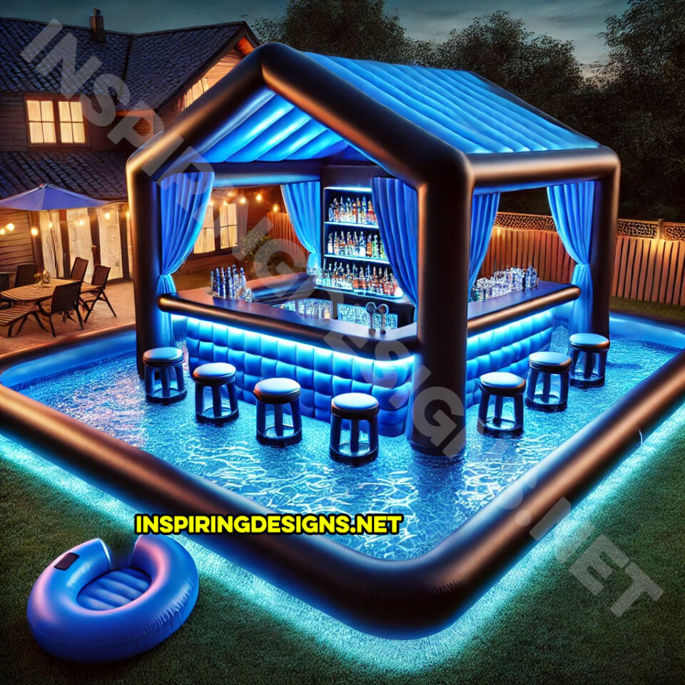 These Inflatable Pool Bars Will Turn Your Backyard into the Ultimate ...