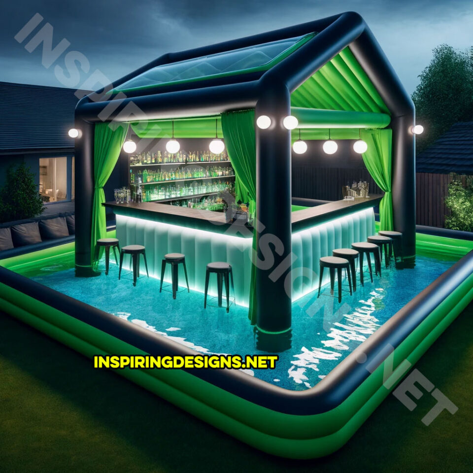 These Inflatable Pool Bars Will Turn Your Backyard into the Ultimate ...