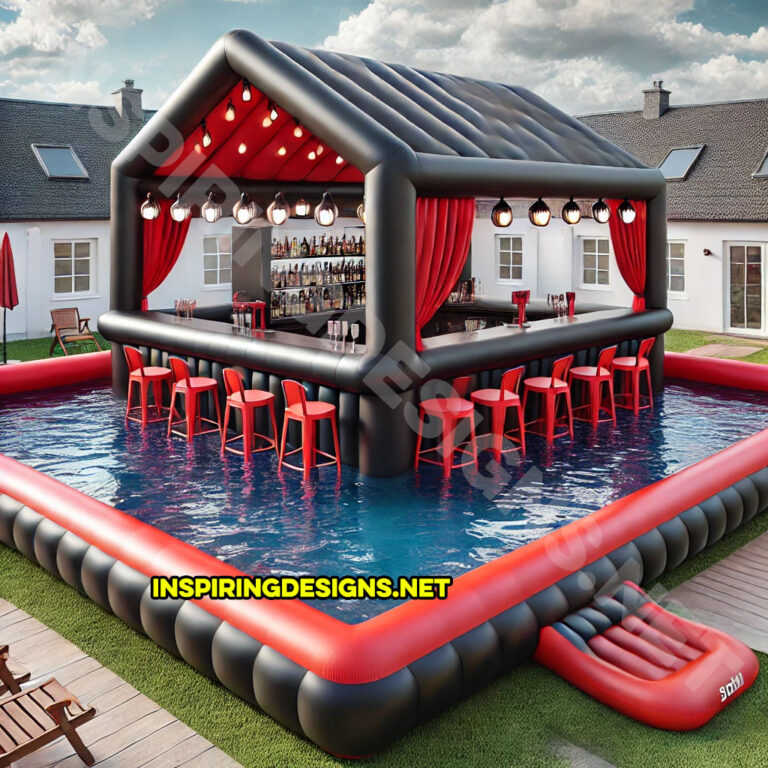 These Inflatable Pool Bars Will Turn Your Backyard into the Ultimate ...