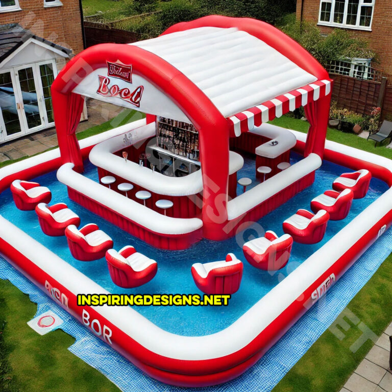 These Inflatable Pool Bars Will Turn Your Backyard into the Ultimate ...