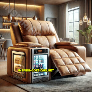 These Kitchen Recliners Have Built-in Microwaves and Refrigerators