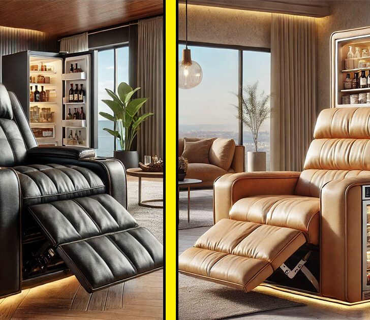 These Kitchen Recliners Have Built-in Microwaves and Refrigerators ...