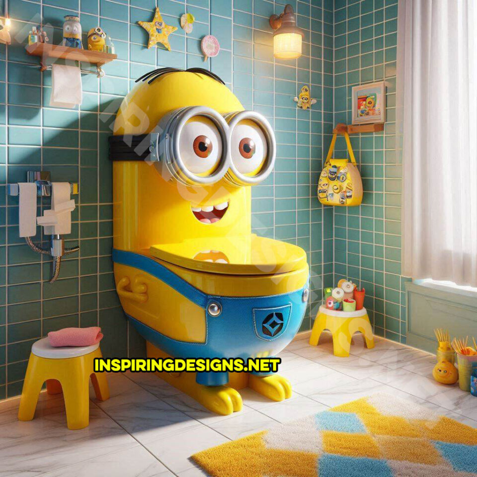 These Minion Toilets Are the Perfect Loo For Your Evil Lair's Bathroom