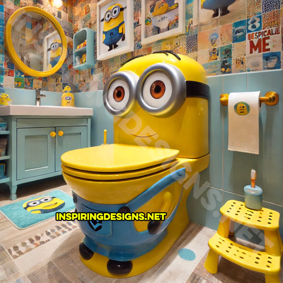 These Minion Toilets Are the Perfect Loo For Your Evil Lair's Bathroom