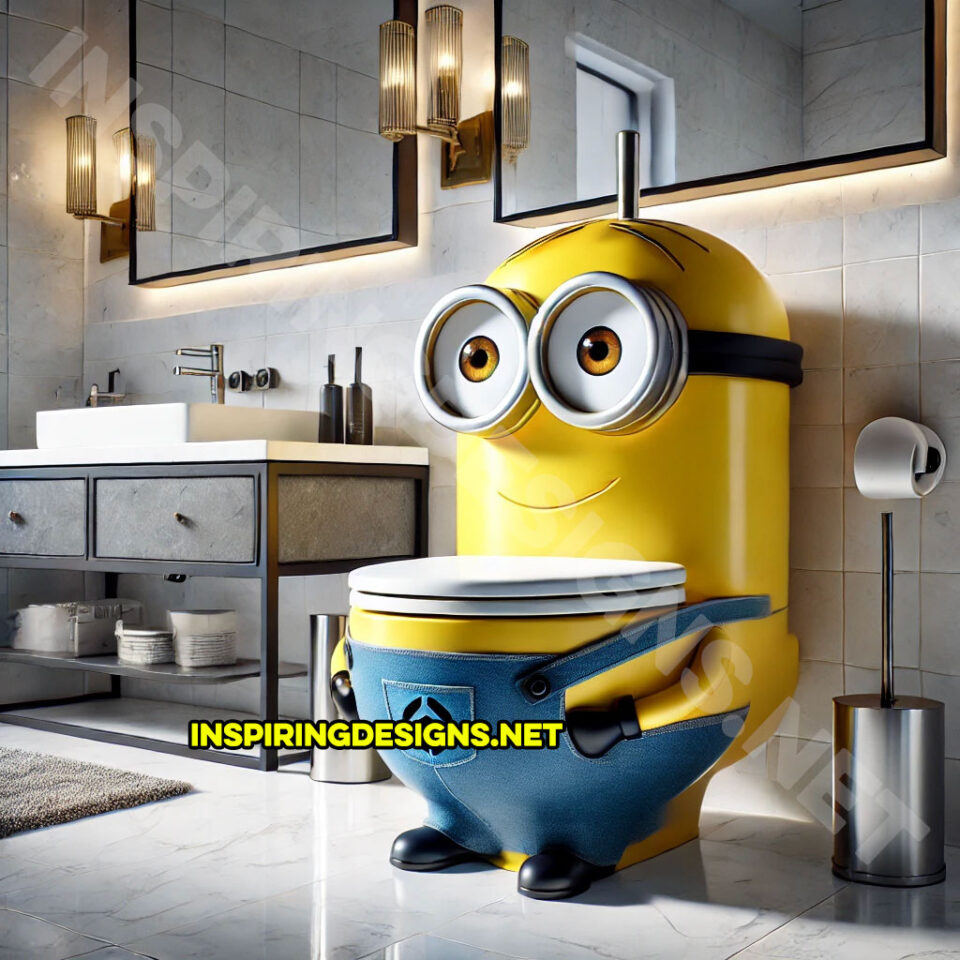 These Minion Toilets Are the Perfect Loo For Your Evil Lair's Bathroom