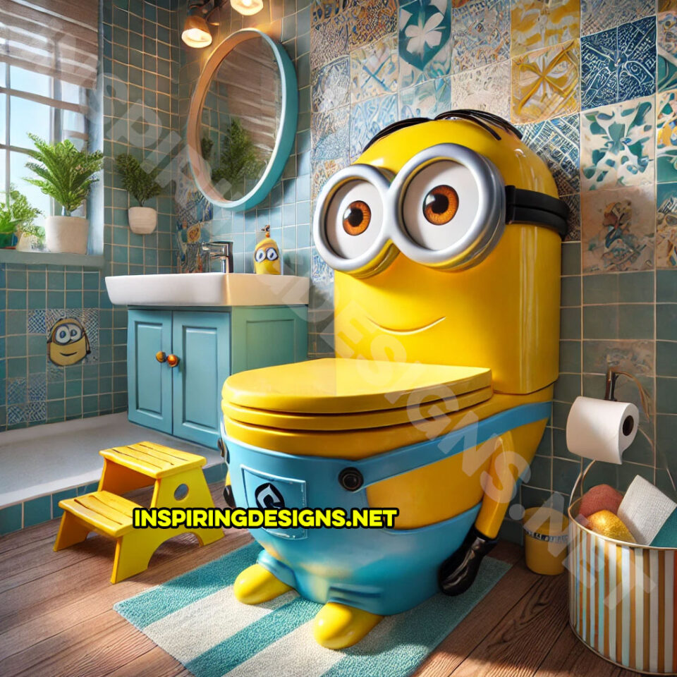 These Minion Toilets Are the Perfect Loo For Your Evil Lair's Bathroom
