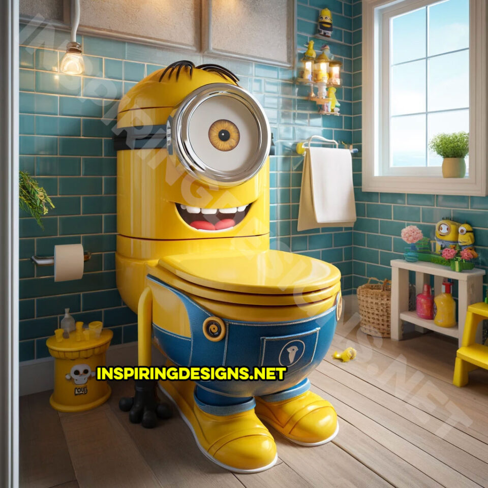 These Minion Toilets Are the Perfect Loo For Your Evil Lair's Bathroom