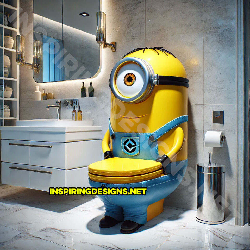These Minion Toilets Are the Perfect Loo For Your Evil Lair's Bathroom