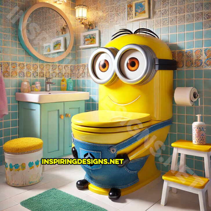 These Minion Toilets Are the Perfect Loo For Your Evil Lair’s Bathroom ...