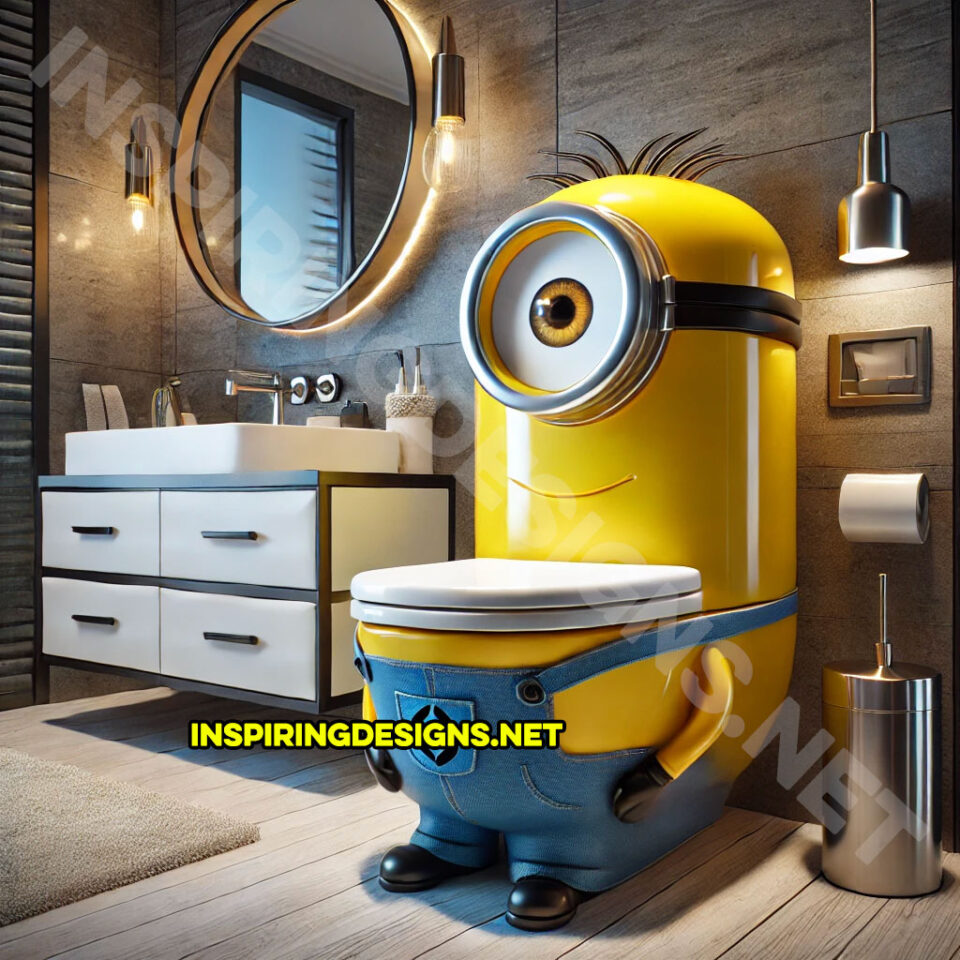 These Minion Toilets Are the Perfect Loo For Your Evil Lair's Bathroom