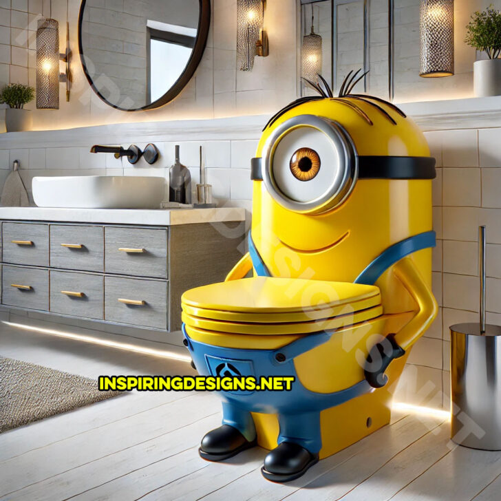 These Minion Toilets Are the Perfect Loo For Your Evil Lair's Bathroom