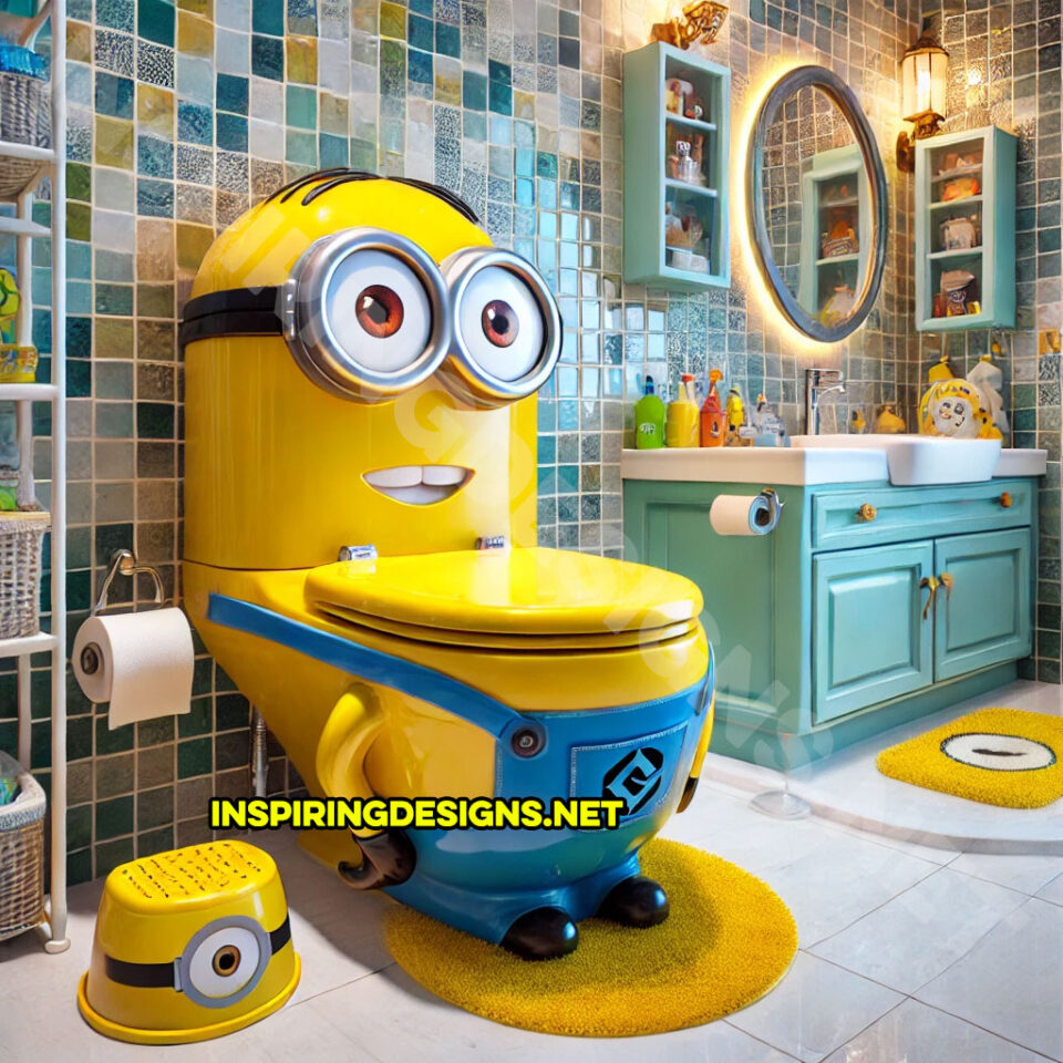 These Minion Toilets Are the Perfect Loo For Your Evil Lair's Bathroom