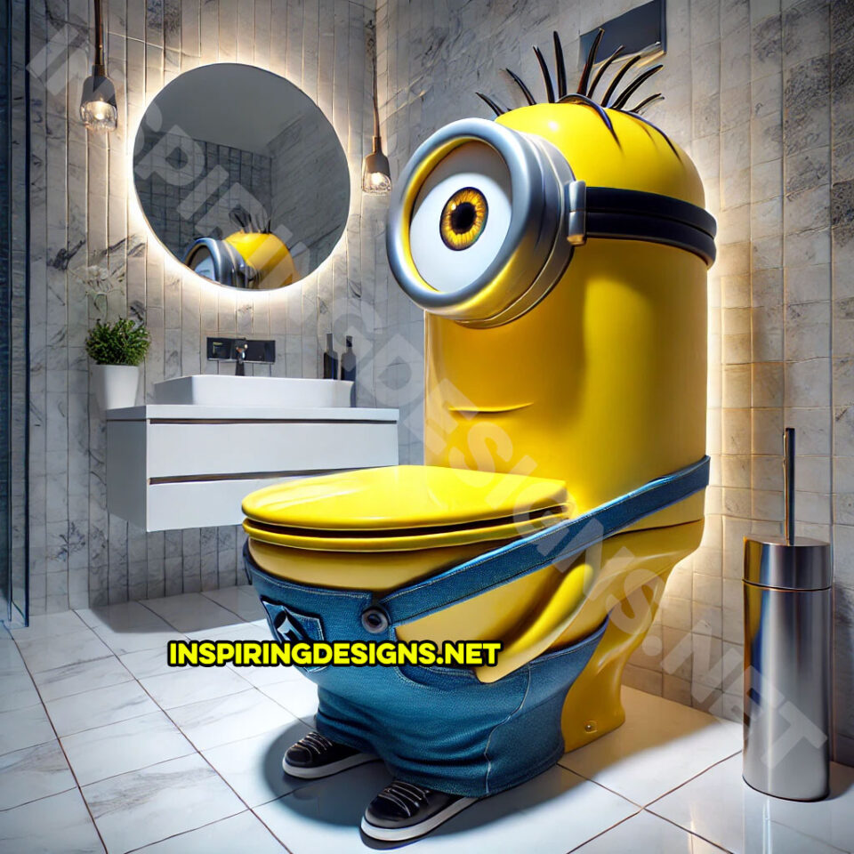 These Minion Toilets Are the Perfect Loo For Your Evil Lair's Bathroom