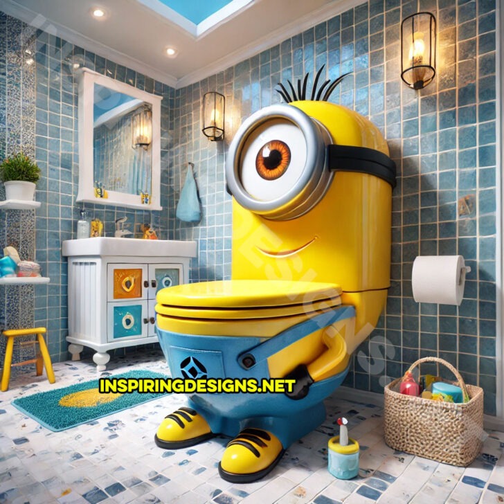 These Minion Toilets Are the Perfect Loo For Your Evil Lair's Bathroom