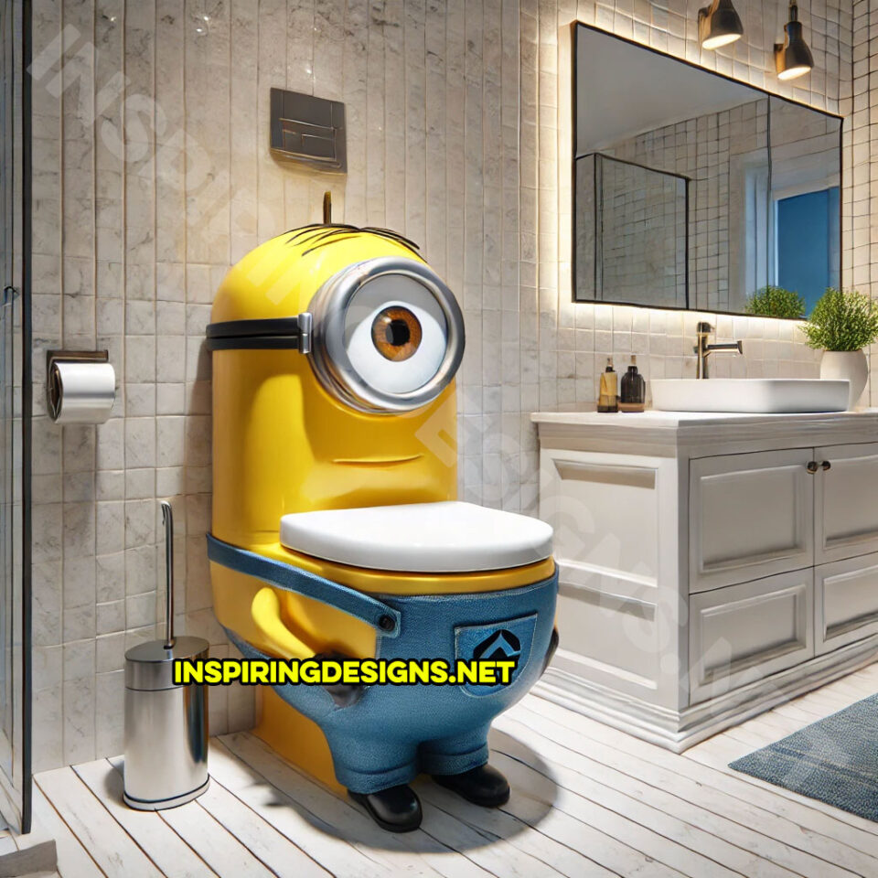 These Minion Toilets Are the Perfect Loo For Your Evil Lair's Bathroom