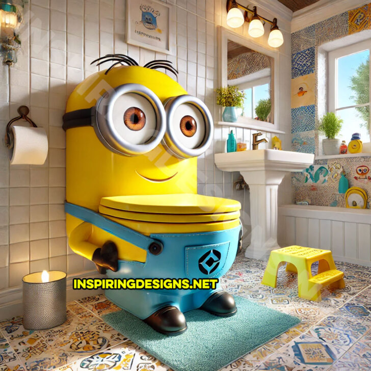These Minion Toilets Are the Perfect Loo For Your Evil Lair's Bathroom