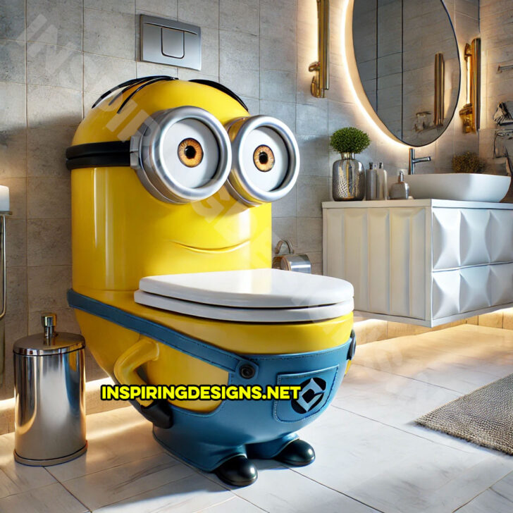These Minion Toilets Are the Perfect Loo For Your Evil Lair's Bathroom