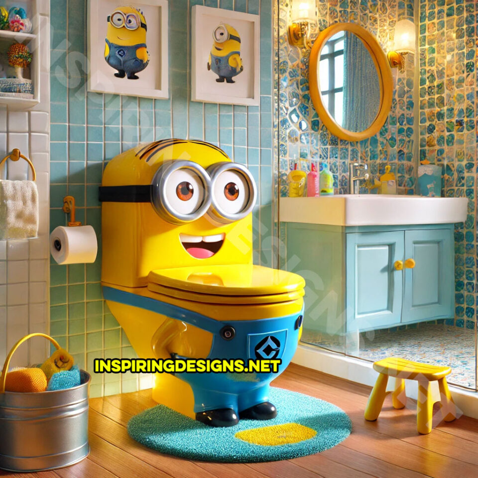 These Minion Toilets Are the Perfect Loo For Your Evil Lair's Bathroom