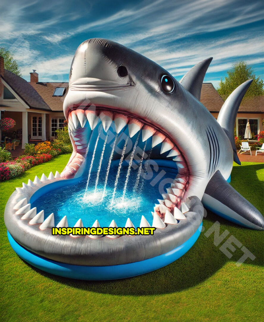 These Inflatable Sea Creature Pools Will Turn Your Backyard into an ...