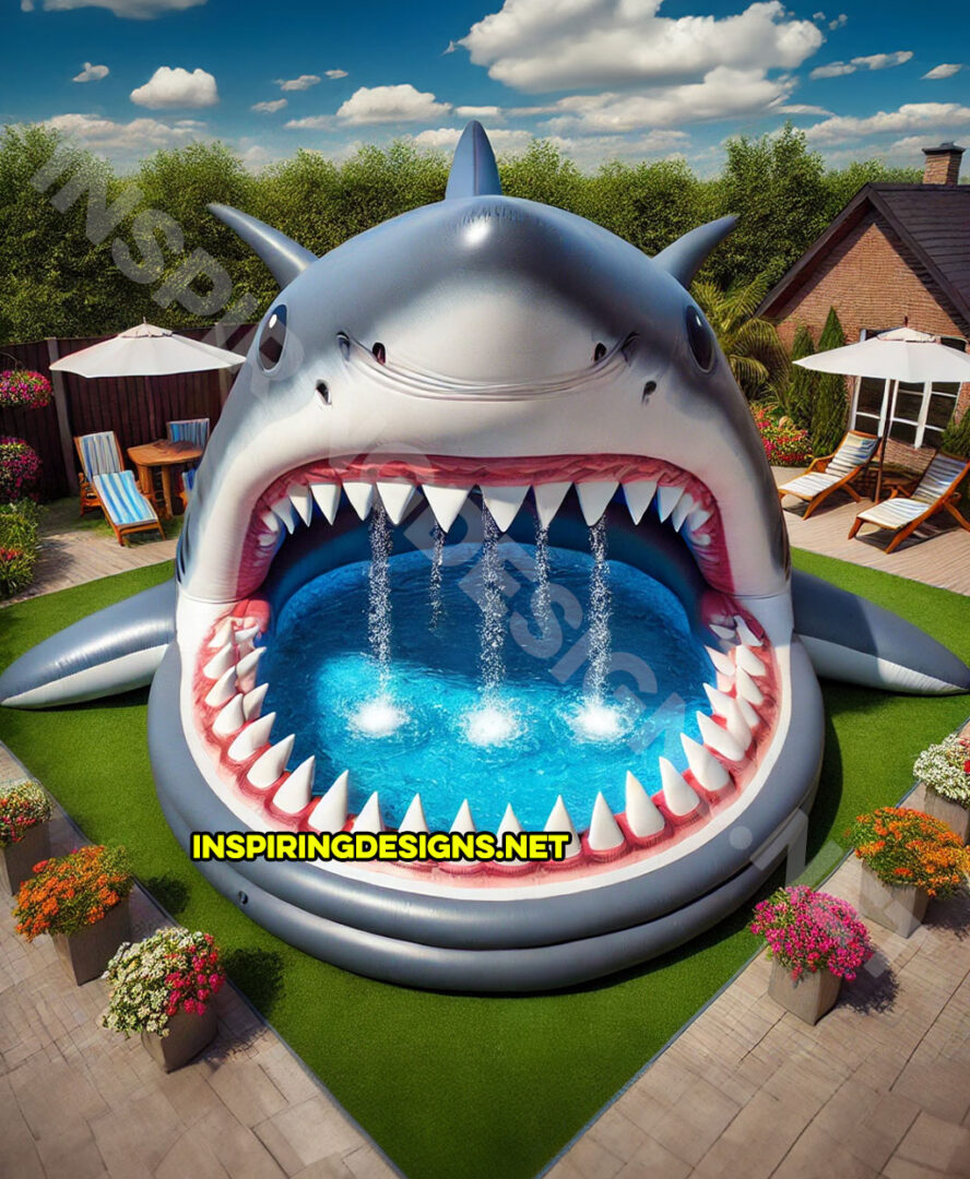 These Inflatable Sea Creature Pools Will Turn Your Backyard into an ...