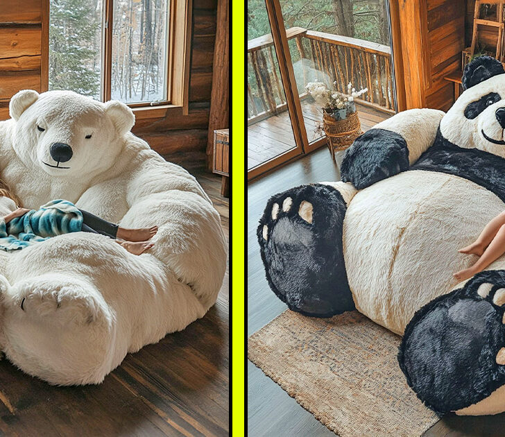These Giant Bear Loungers Are the Cuddliest Furniture You’ll Ever Own ...