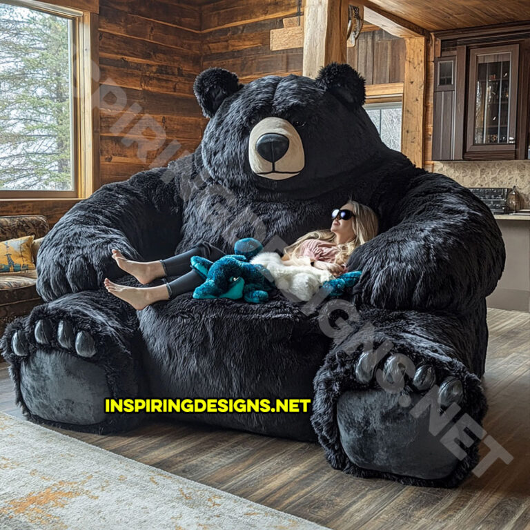 These Giant Bear Loungers Are the Cuddliest Furniture You’ll Ever Own