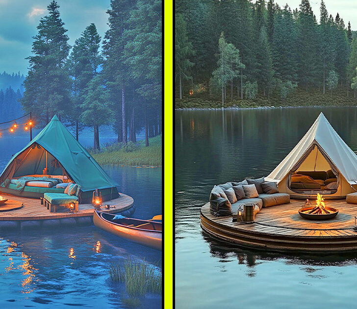 These Floating Campsites Let You Sleep Right on the Water – Inspiring ...