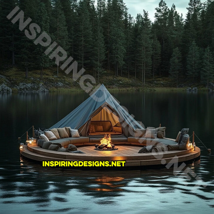 These Floating Campsites Let You Sleep Right on the Water