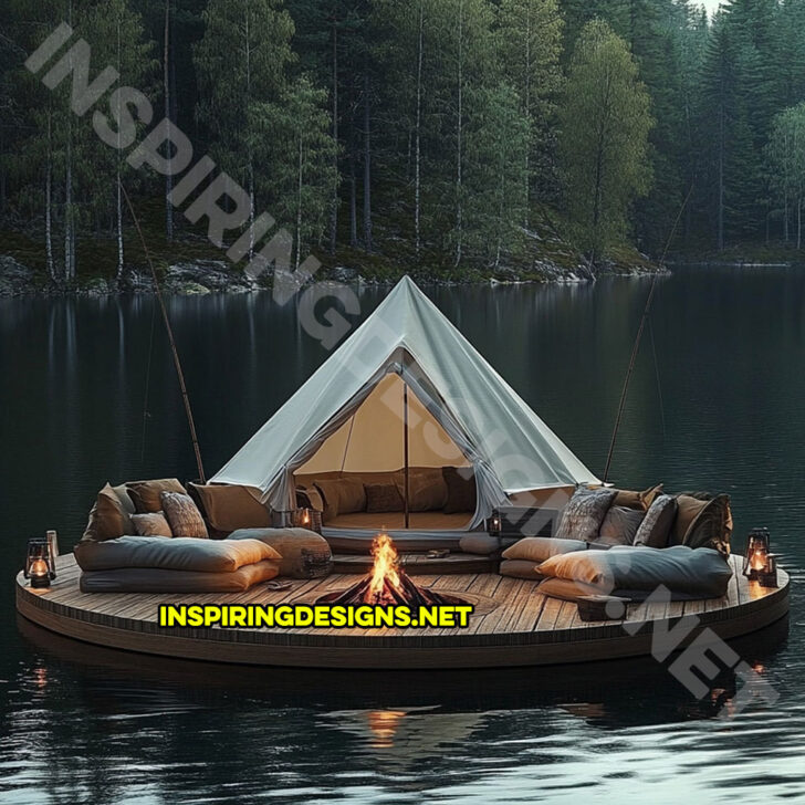 These Floating Campsites Let You Sleep Right on the Water