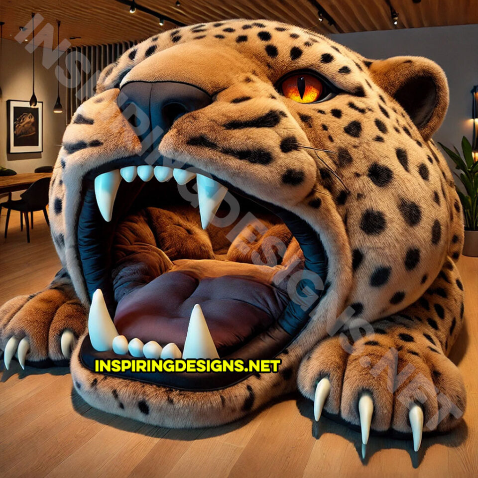 These Giant Animal Loungers Will Transform Your Home Into a Cozy Safari