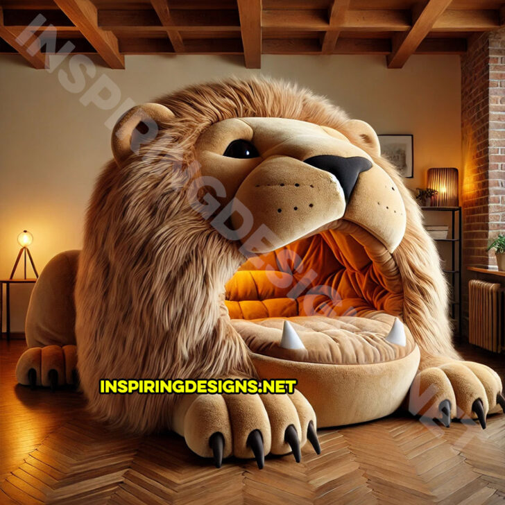 These Giant Animal Loungers Will Transform Your Home Into a Cozy Safari